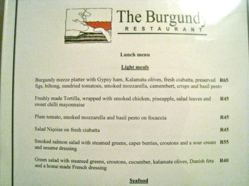 The Burgundy Restaurant | Hermanus | South Africa | Modern Overland
